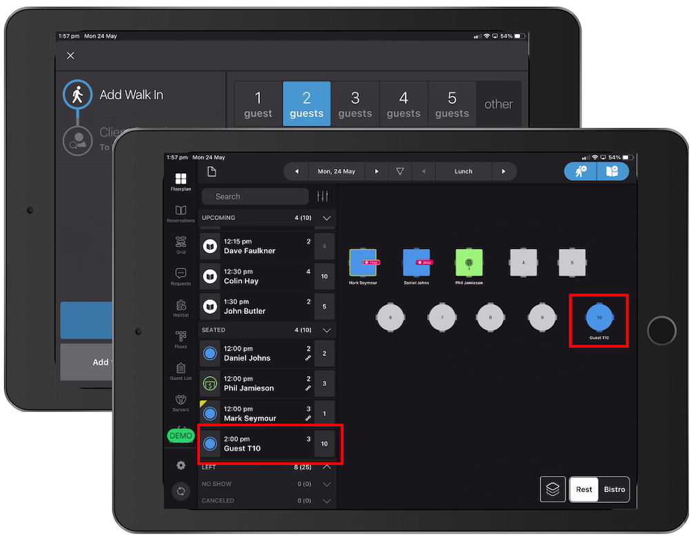 SevenRooms - Reservation Integration