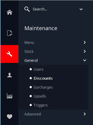 Setting up a Discount