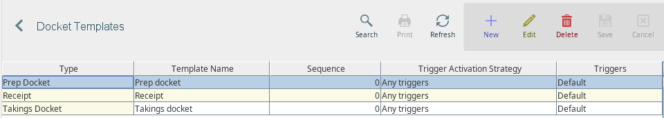 Customising Prep Dockets