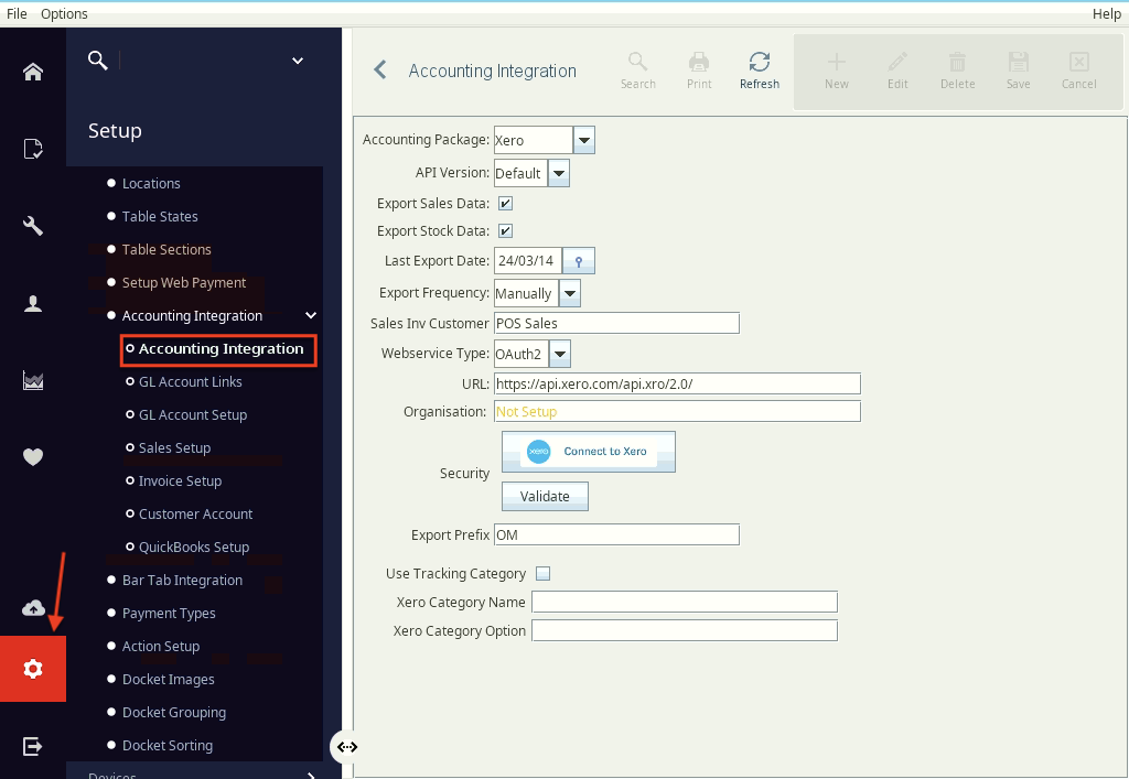 Integrating OrderMate with Xero