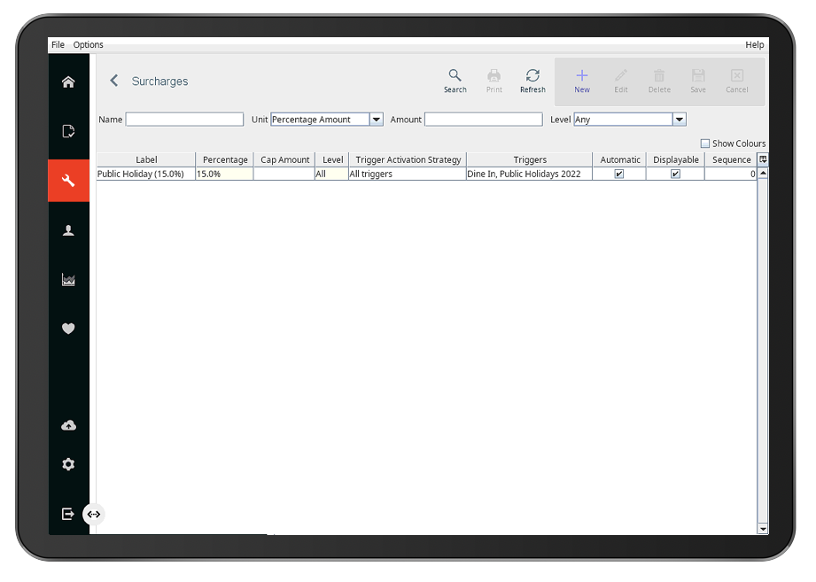 How to Create a Public Holiday Surcharge